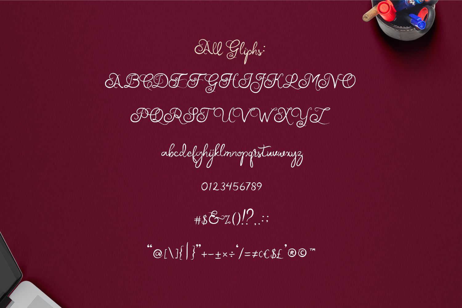 Akurapoppo Luxury Handwritten font Akurapoppo Luxury Handwritten font